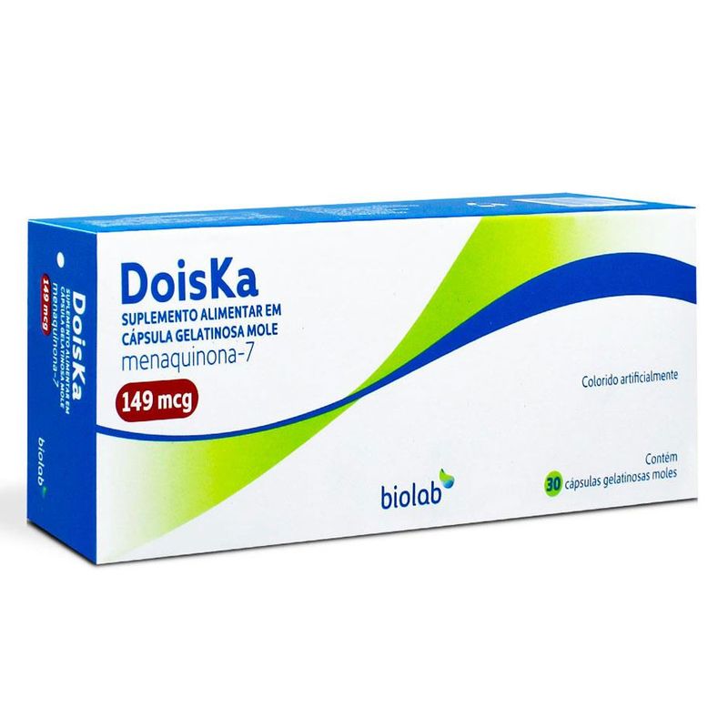 Doiska Com Vitamina K2 149mcg 30 Cápsulas em Oferta - Farmadelivery