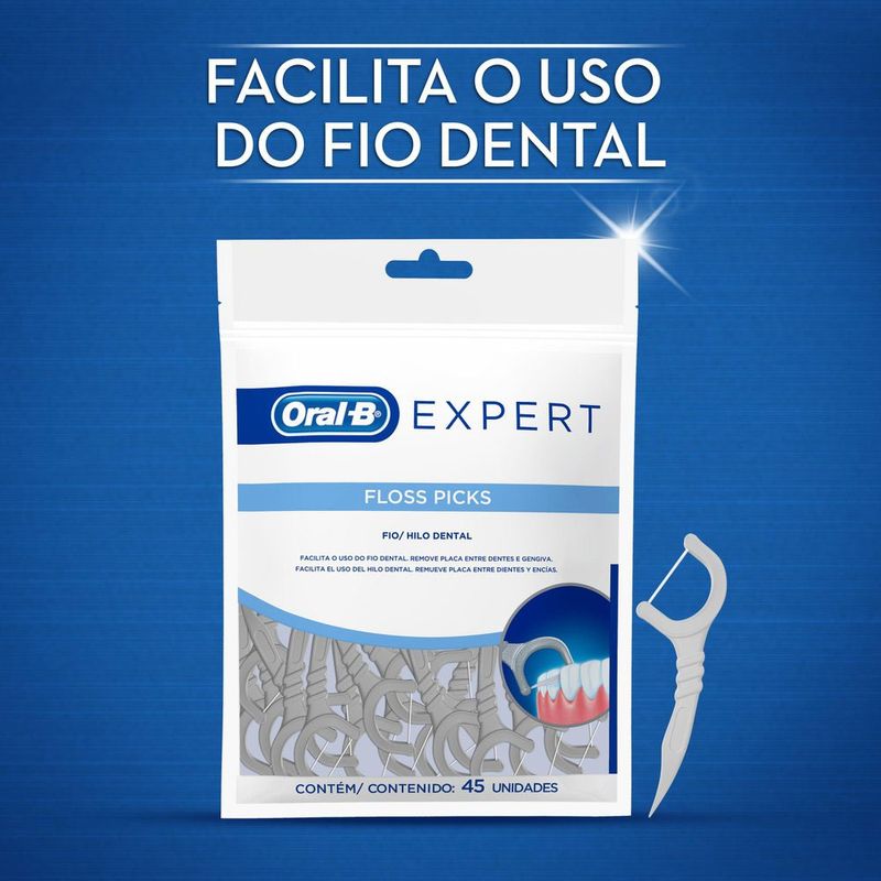 Fio Dental Oral-B Expert Floss Picks 45 unidades em Oferta - Farmadelivery Fio Dental Oral-B Expert Floss Picks 45 unidades em Oferta - Farmadelivery