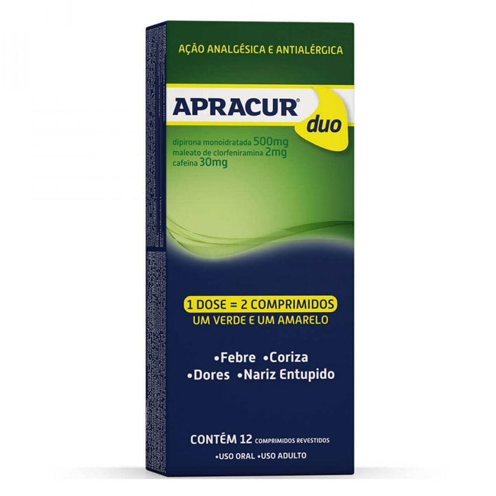 Apracur Duo c/12 Comprimidos - Farmadelivery