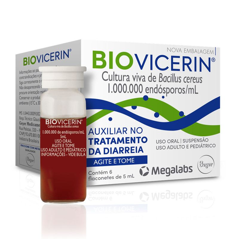 Biovicerin 6 Flaconetes 5ml cada em Oferta - Farmadelivery