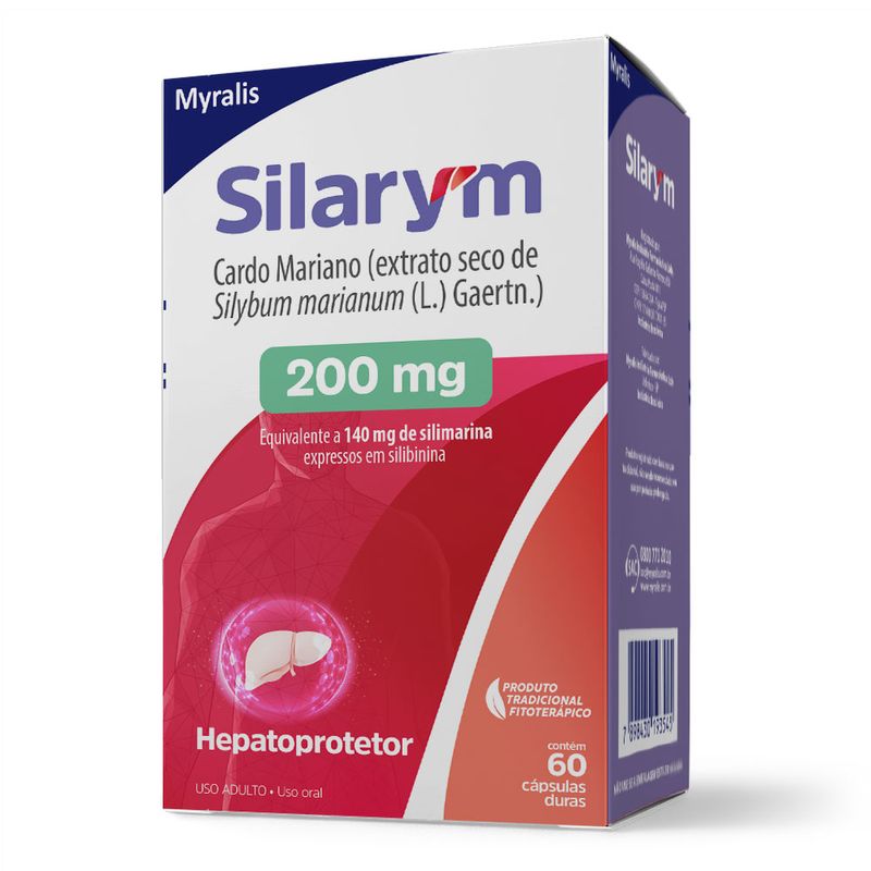 Silarym 200mg 60 Cápsulas em Oferta - Farmadelivery