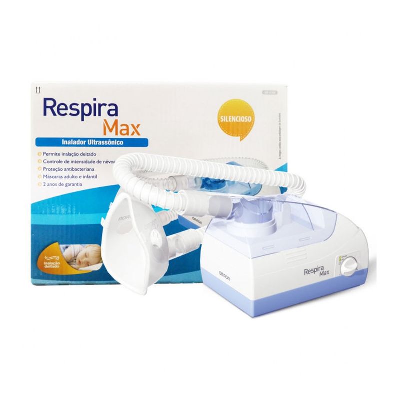Inalador Nebulizador Ultrassónico Omron Respiramax NE-U702 - Farmadelivery