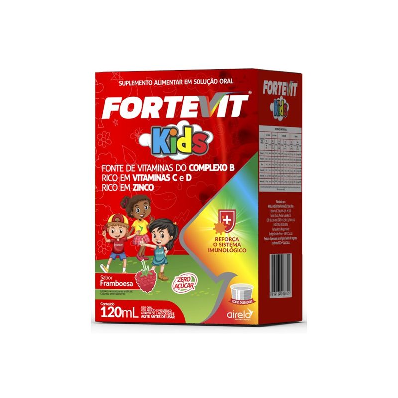 Fortevit Kids Solução 120ml - Farmadelivery