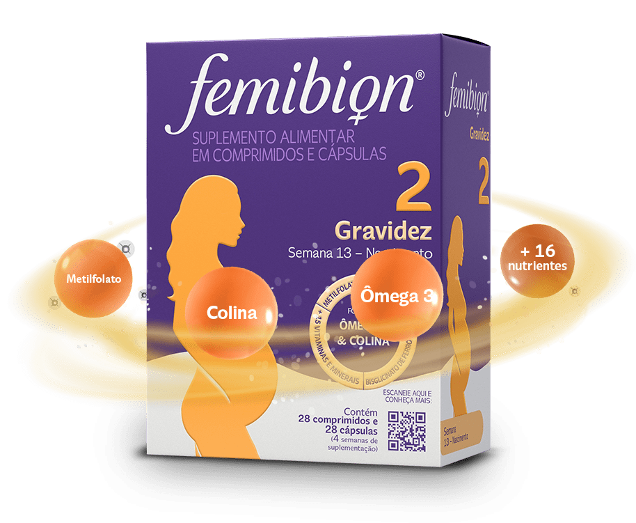 Multivitamínico Femibion 2 Gravidez 28 Comprimidos + 28 Cápsulas ...