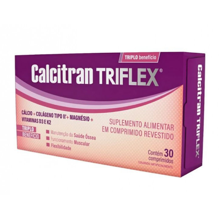 Calcitran Triflex 30 comprimidos - Farmadelivery